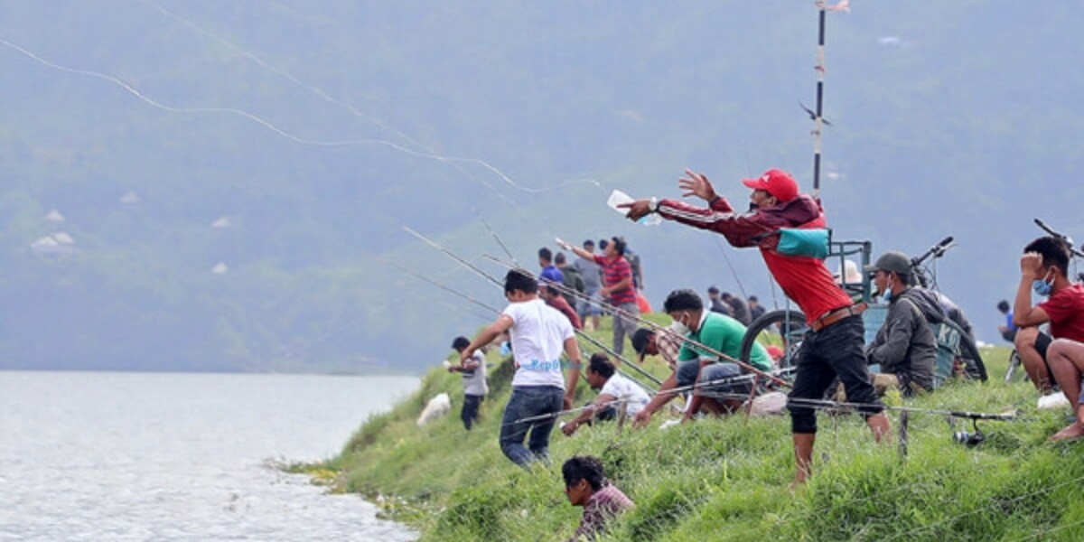 Fishing in Pokhara | Fewa Lake Fishing | Fishing in Nepal